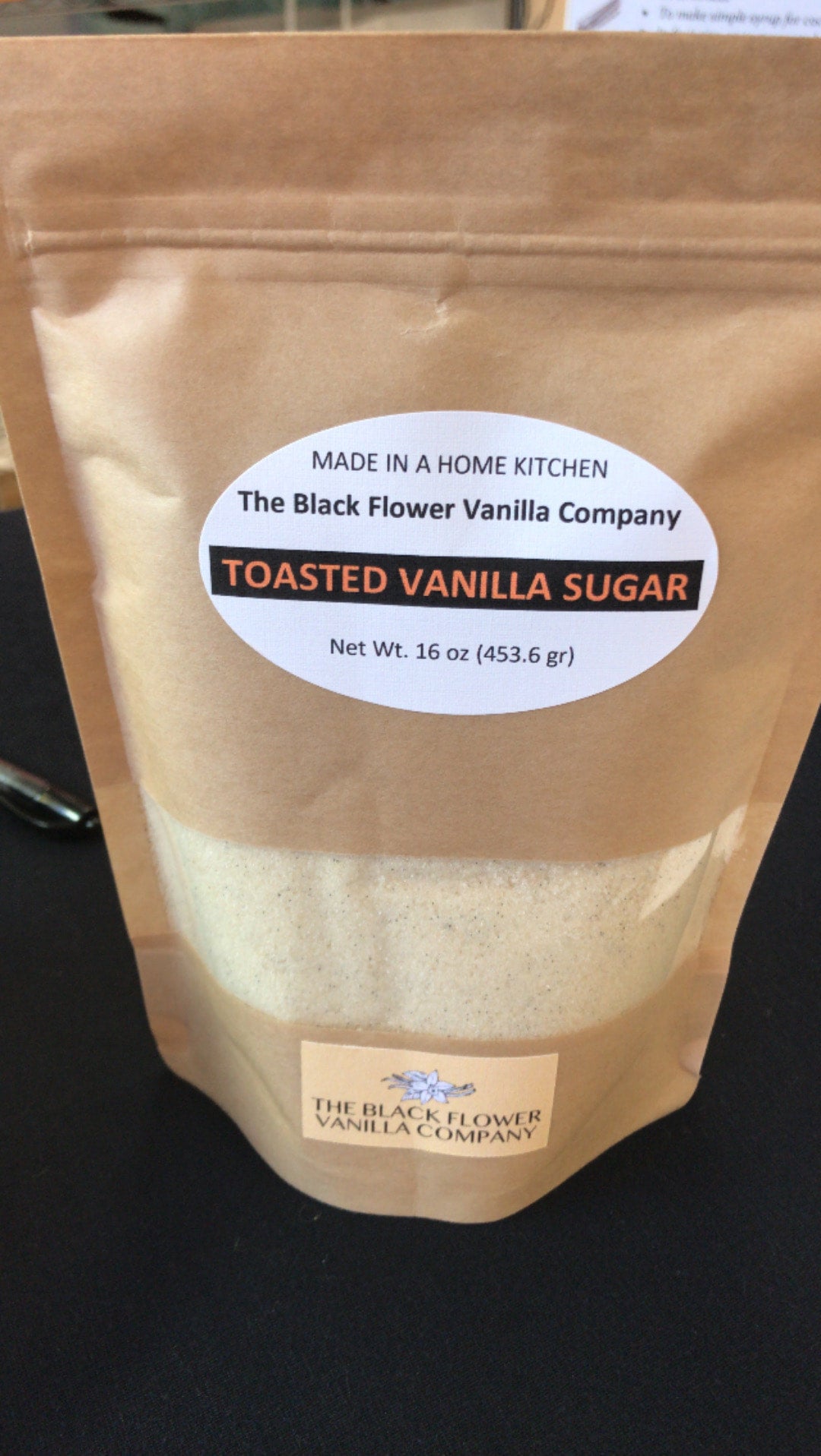Toasted Vanilla Sugar 16 oz | Black Flower Vanilla Co